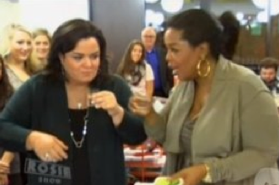 Oprah Teaches Rosie How To Take Tequila Shot - Talk Bytes